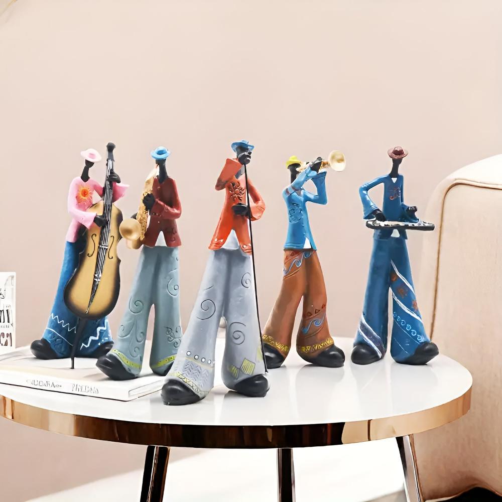 Jazz Musical Band Resin Figurine – Casa & Beyond.