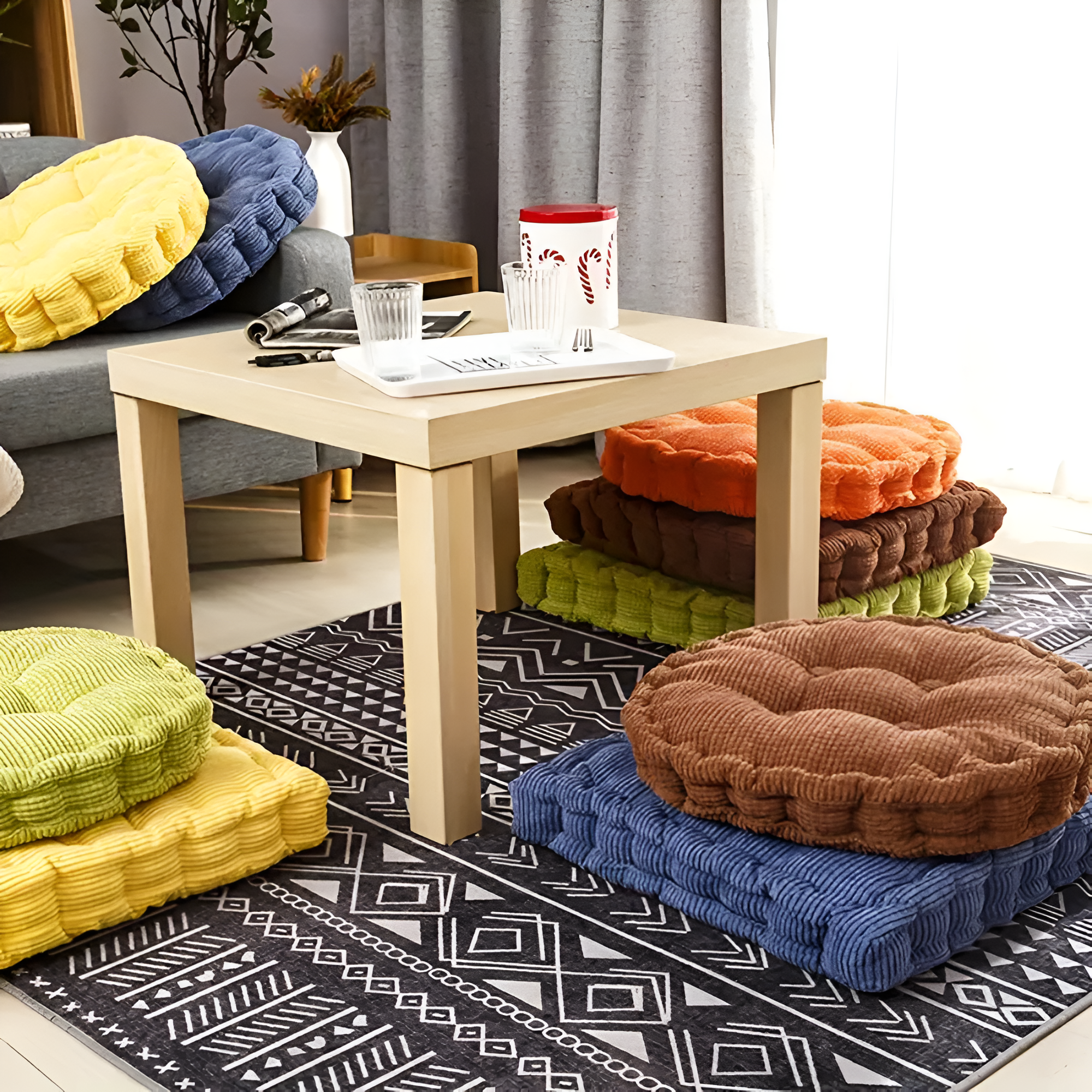 Stackable Corduroy Chair Cushions – Casa & Beyond.