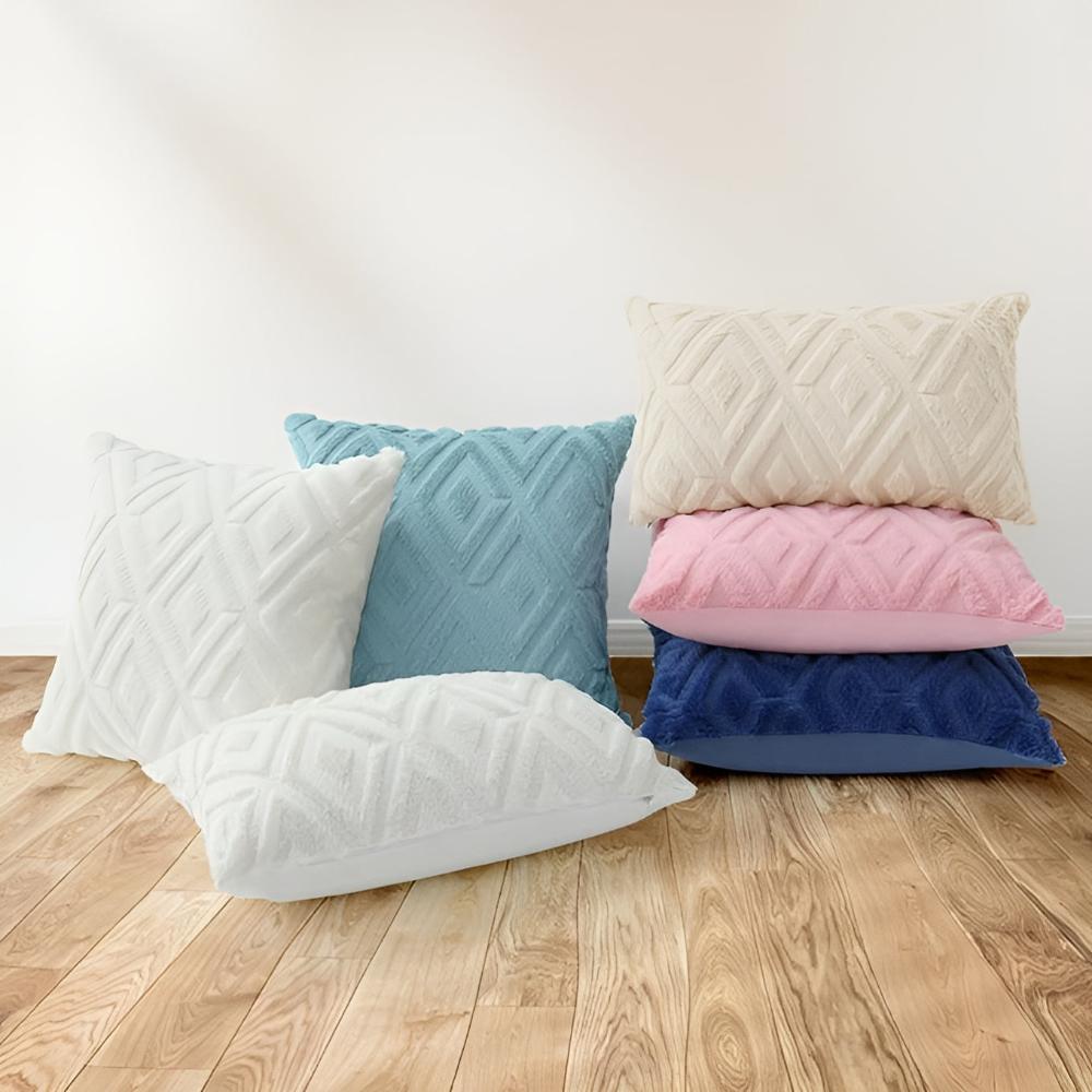 3D Diamond Pattern Cushion Cover – Casa & Beyond.