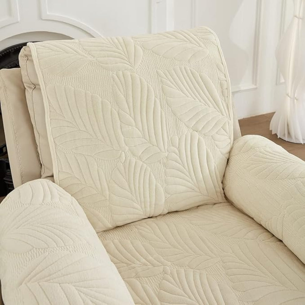 Verdant Leaf Pattern Recliner Cover – Casa & Beyond.