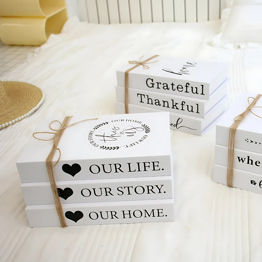 Forever Inspirational Book Stack Home Decor – Casa & Beyond.