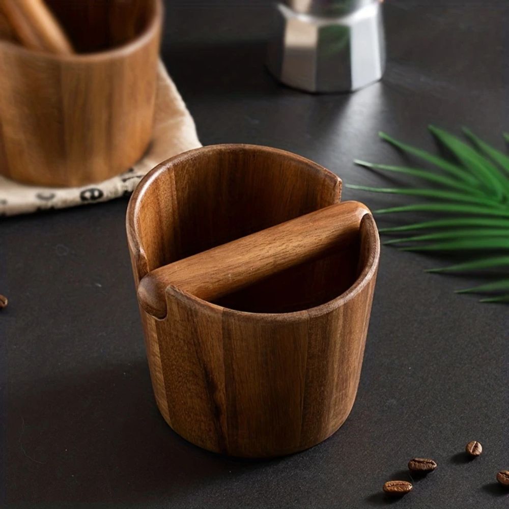 Solid Wood Coffee Knock Box – Casa & Beyond.