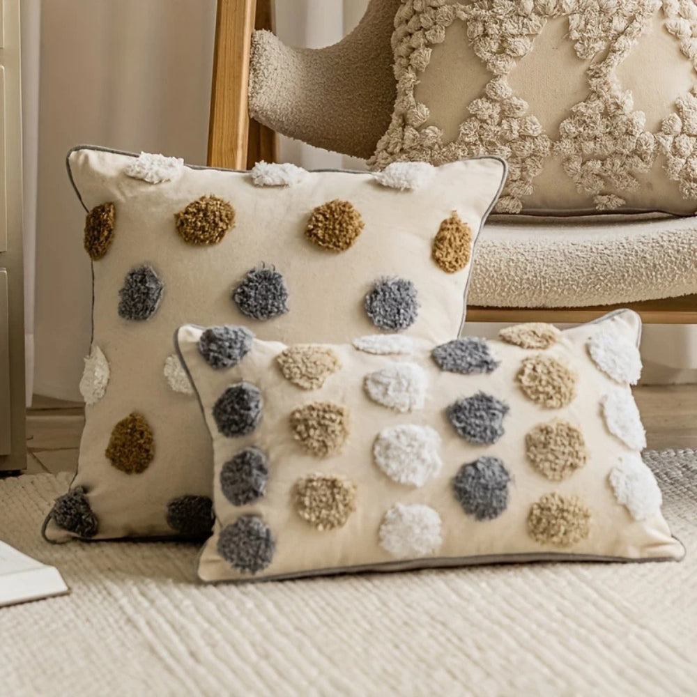 Valmora Polka Dot Cushion Cover – Casa & Beyond.