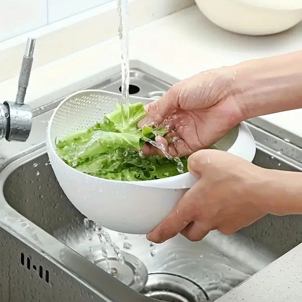 Terra Flow Wash & Drain Colander – Casa & Beyond.