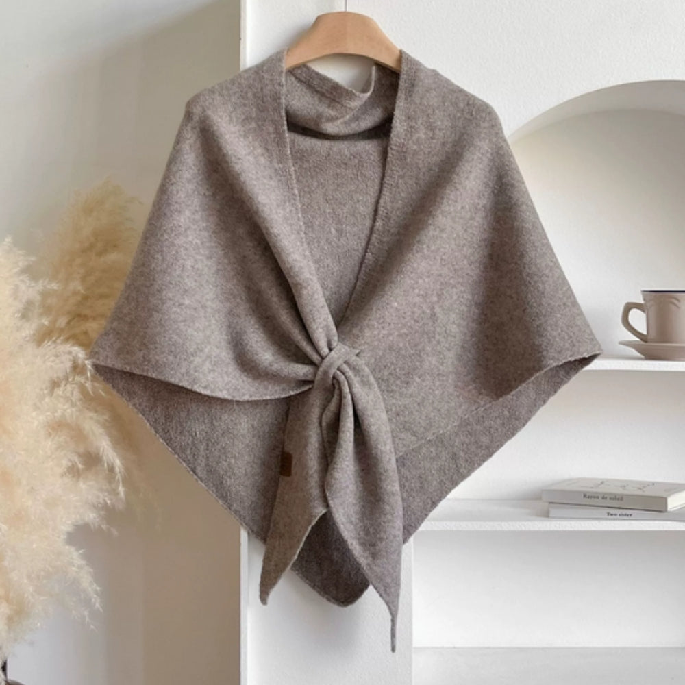 Triangle Soft Poncho Shawl Cape – Casa & Beyond.