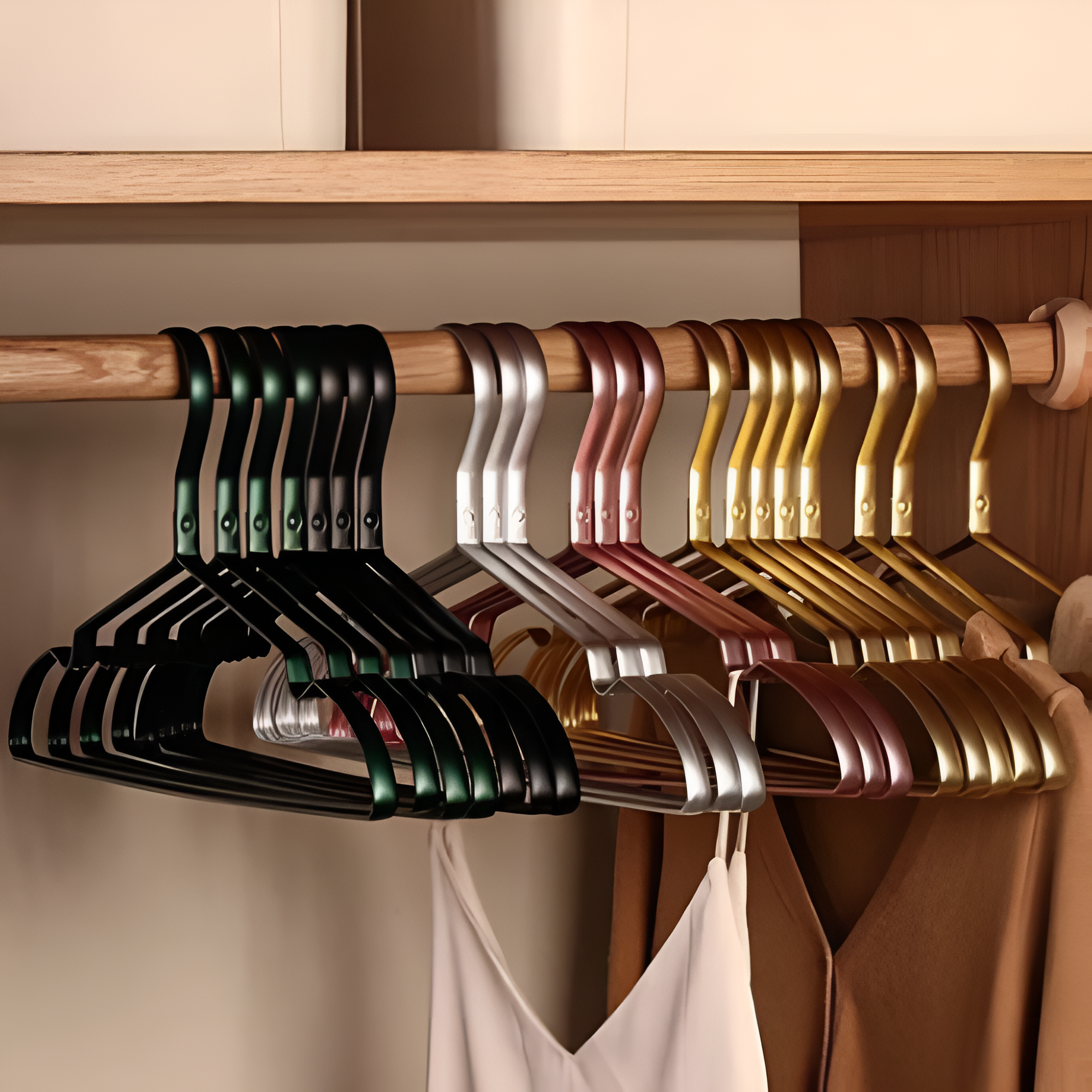 Aluminum Alloy Nonslip Hangers – Casa & Beyond.